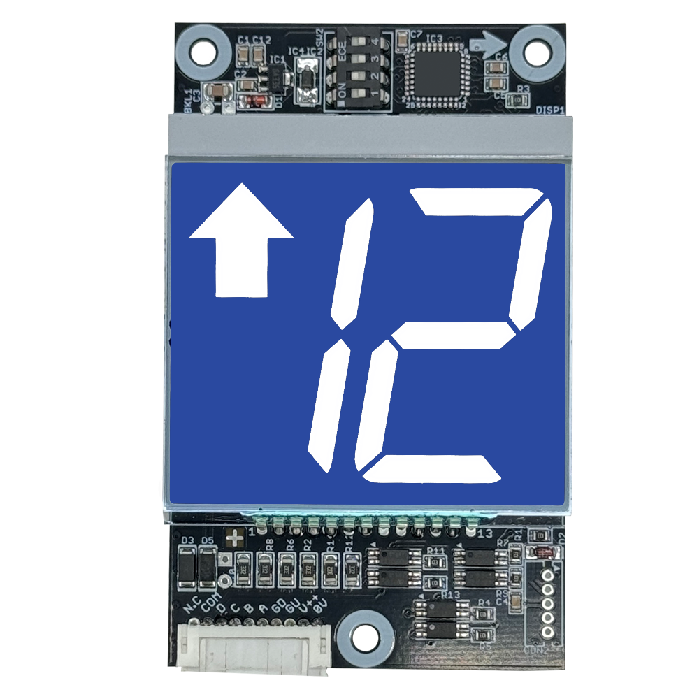 LCD Static Vertical Blue/White for LOPs | Pelekis Electronics