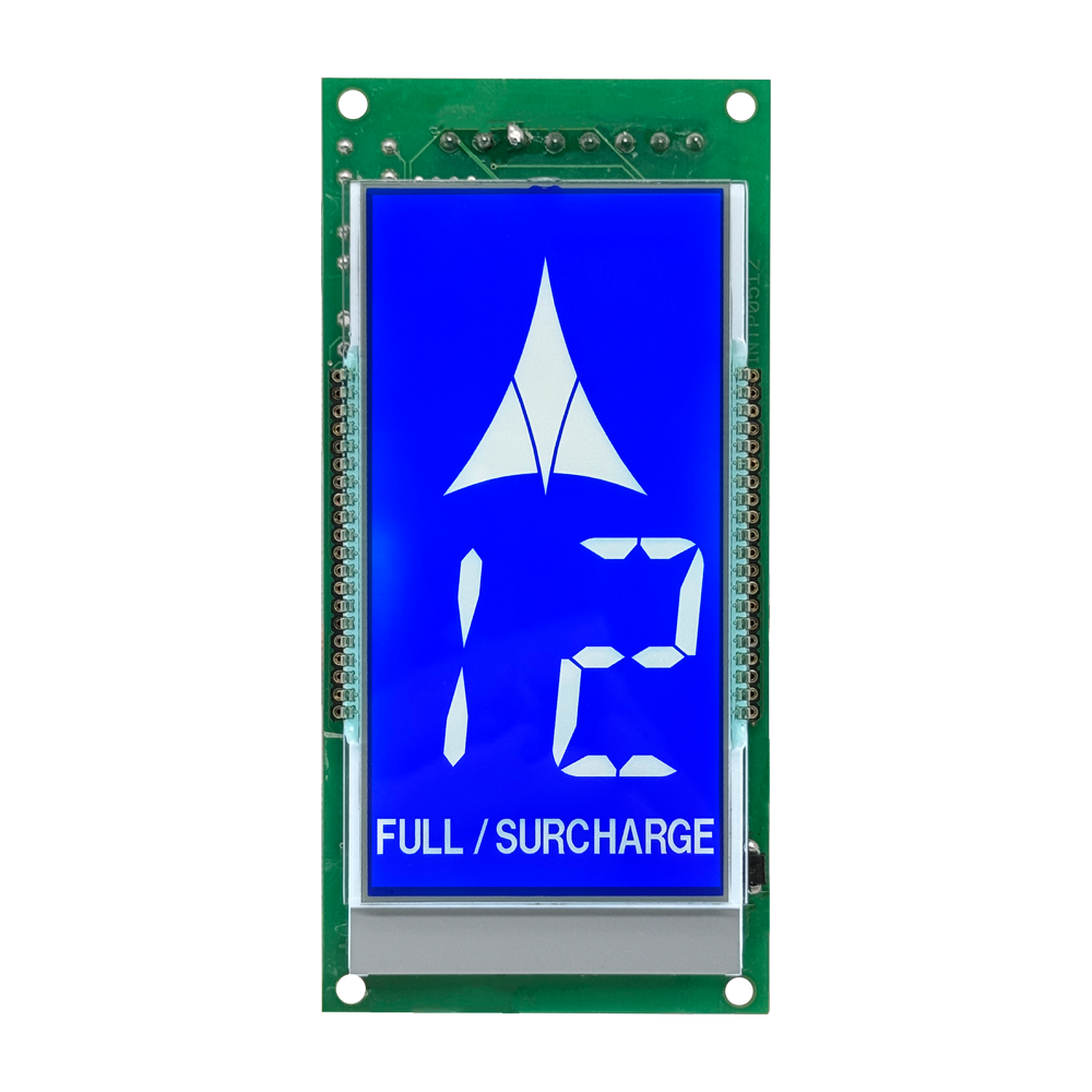 LCD Static Vertical Blue/White for COPs/LOPs | Pelekis Electronics